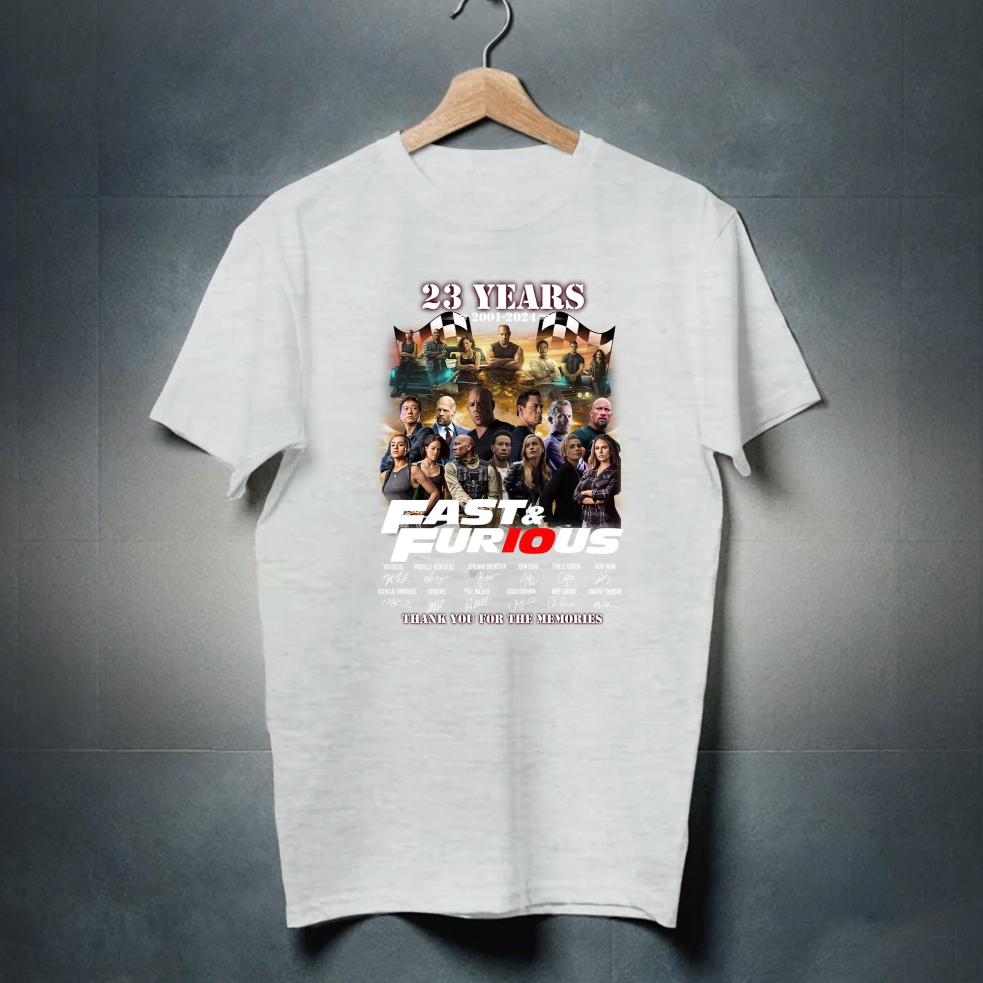 Fast X Movie Shirt, Fast And Furious T-Shirt, Thank You For The ...