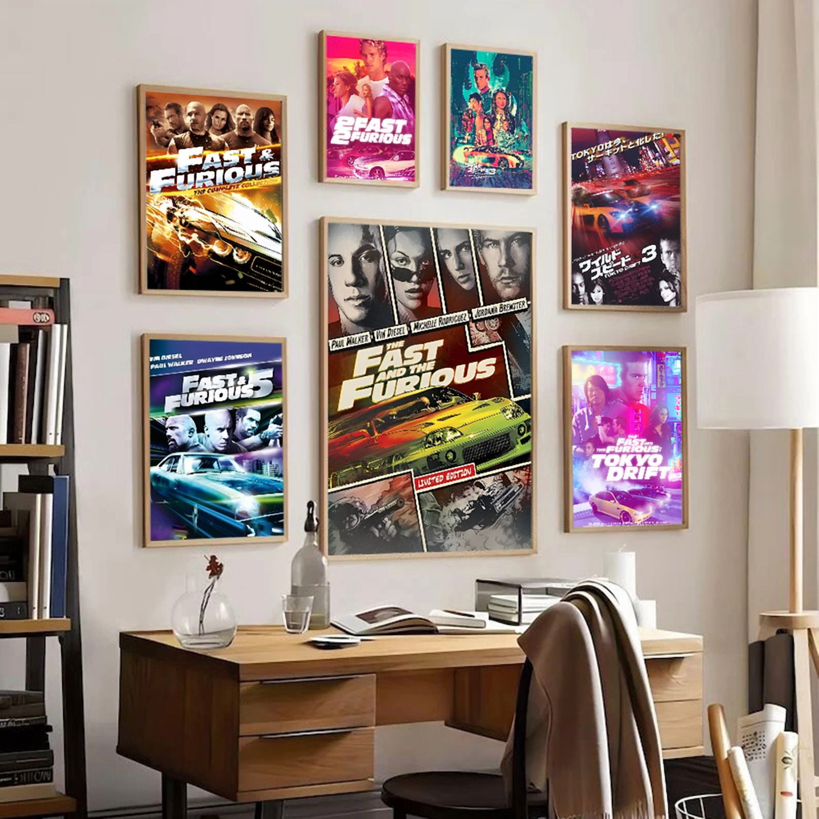 Fast and Furious Classic Vintage Vintage Posters Sticky Retro Kraft ...