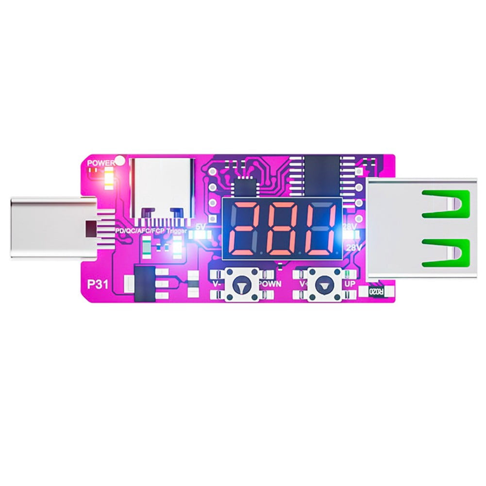 Fast charging trigger Automatic voltmeter ammeter - Walmart.com