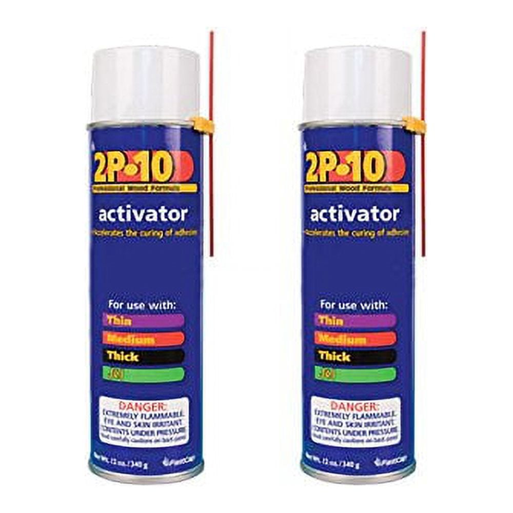 FastCap 2P-10 Professional Adhesive Activator for FastCap 2P-10 Glue, 2 ...