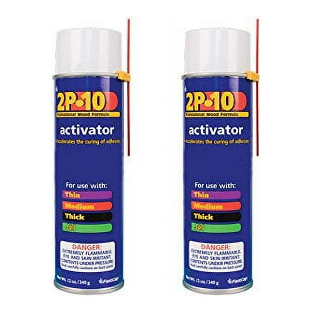 FastCap 2P-10 Professional Adhesive Activator for FastCap 2P-10 Glue, 2 ...