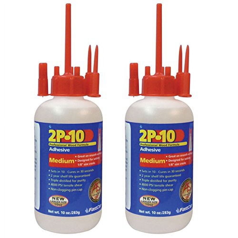 FastCap 2P-10 Professional Medium 10 oz Wood Formula Super Glue ...
