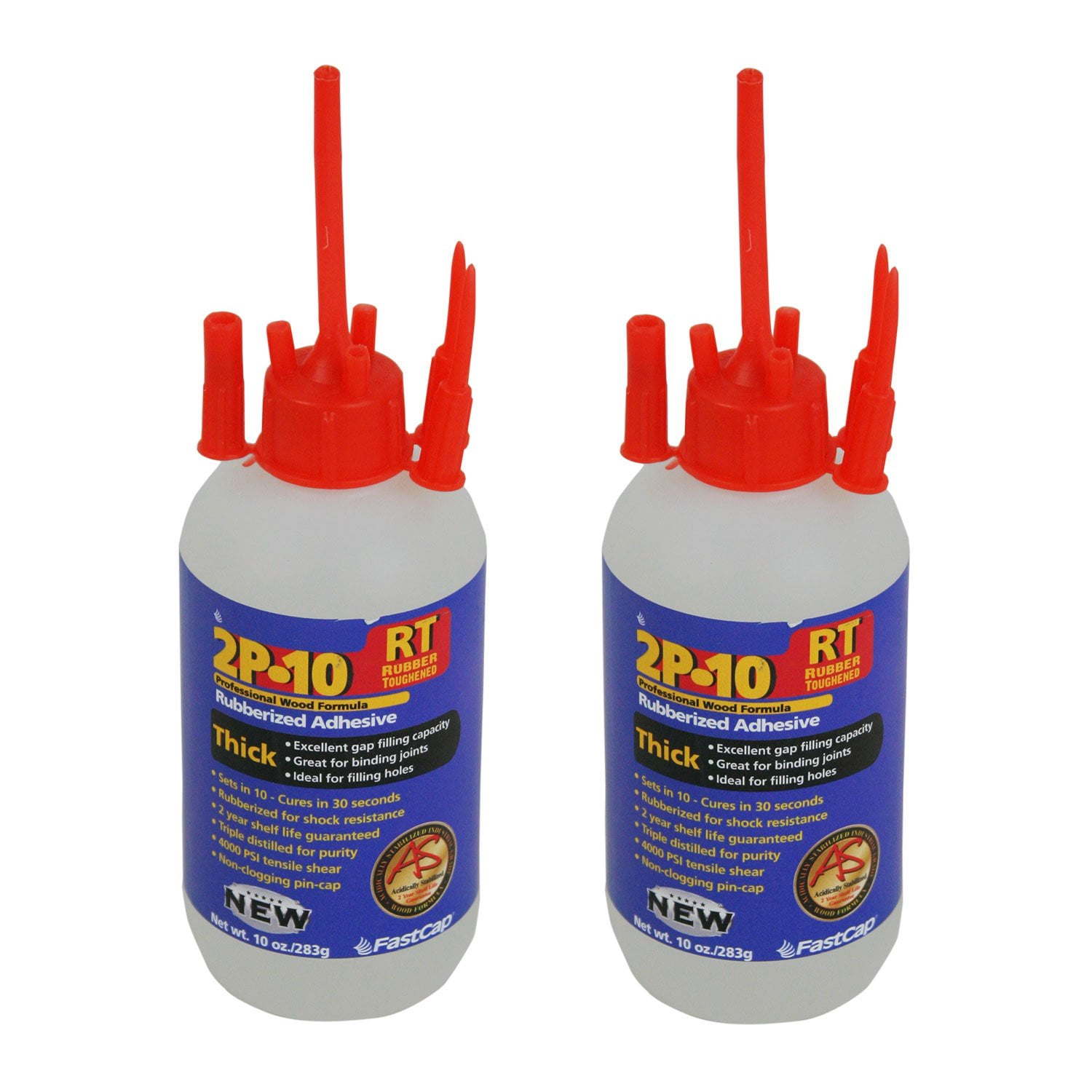 FastCap 2P-10 RT Professional 10 oz Rubberized Formula Thick Adhesive ...