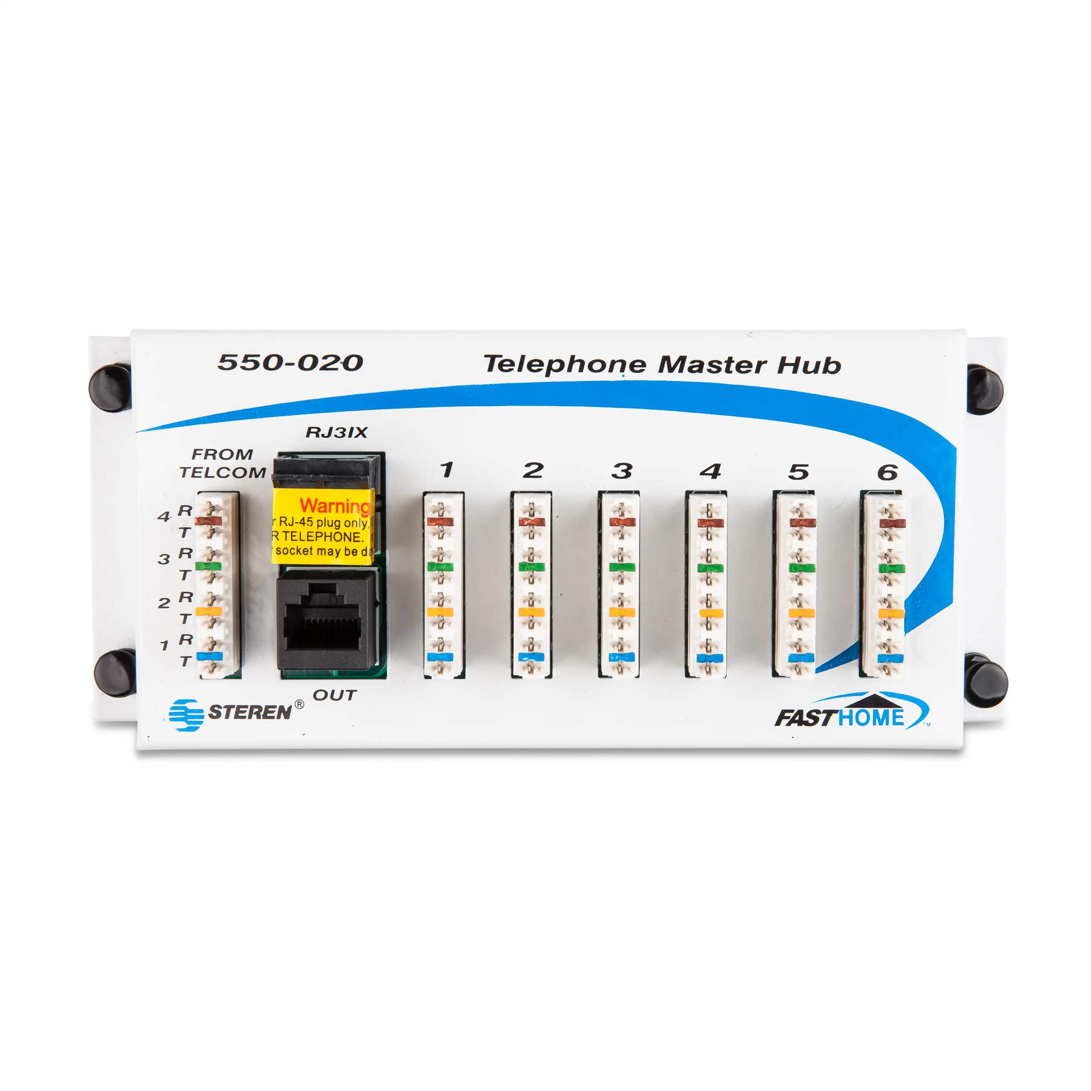 Steren FastHome Telephone Hub Module - 4-Way Hub - RJ31X Security Port ...