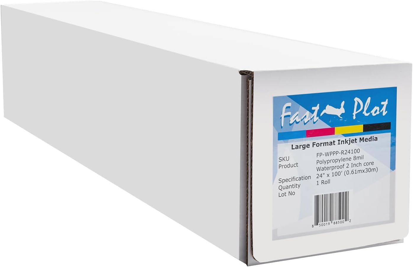 FastPlot Polypropylene 8 mil Waterproof - 24inch x 100ft Roll - 2inch ...