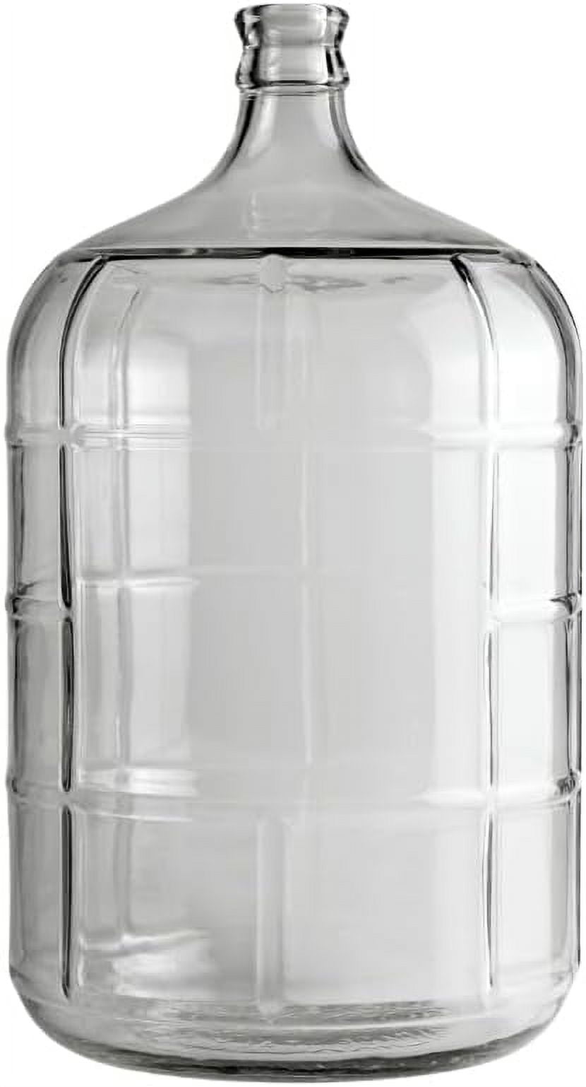 FastRack 3 Gallon Italian Glass Carboy Clear | Food Grade, Leak-Proof ...