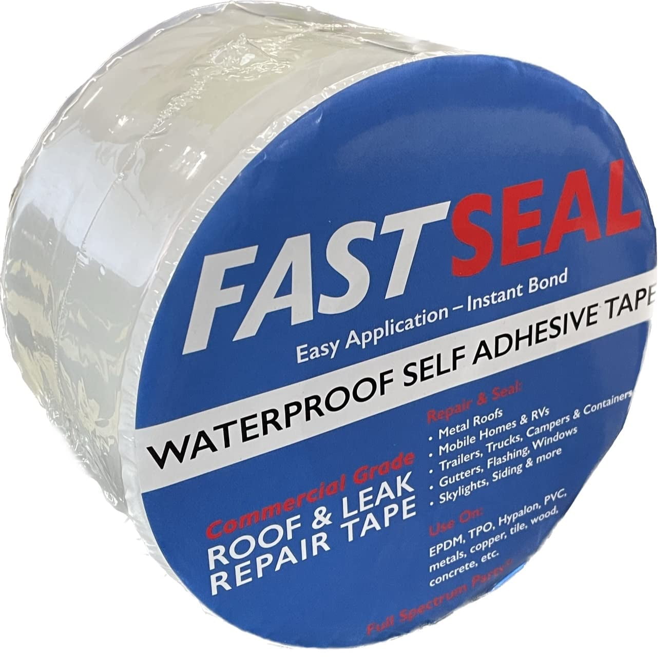 FastSeal 2" x 10' RV Roof Tape, Industrial-grade Sealant for Outdoor ...