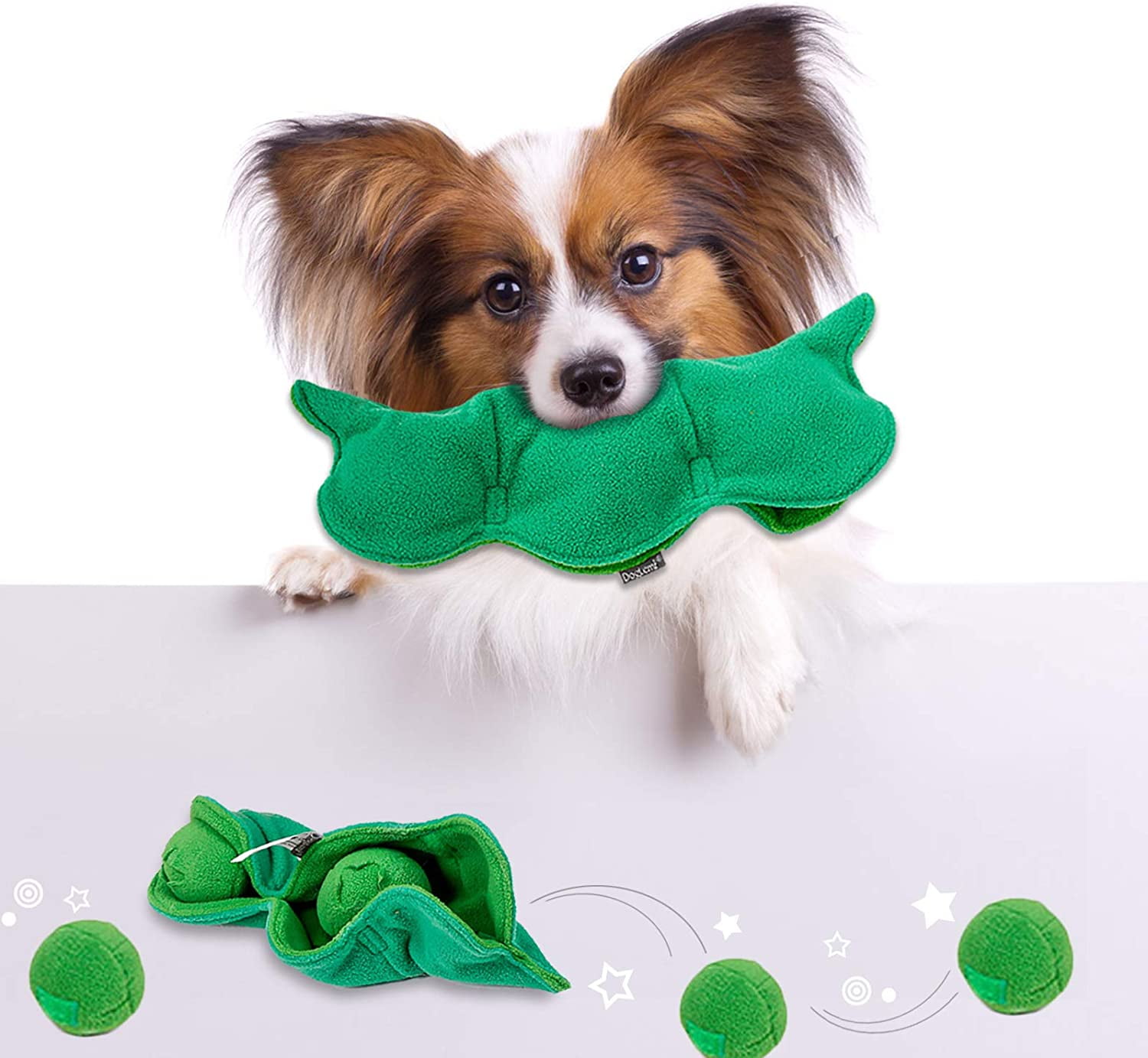 FastSun Dog Squeaky Toy Dog Puzzle Enrichment Snuffle Stuffed Toys for ...