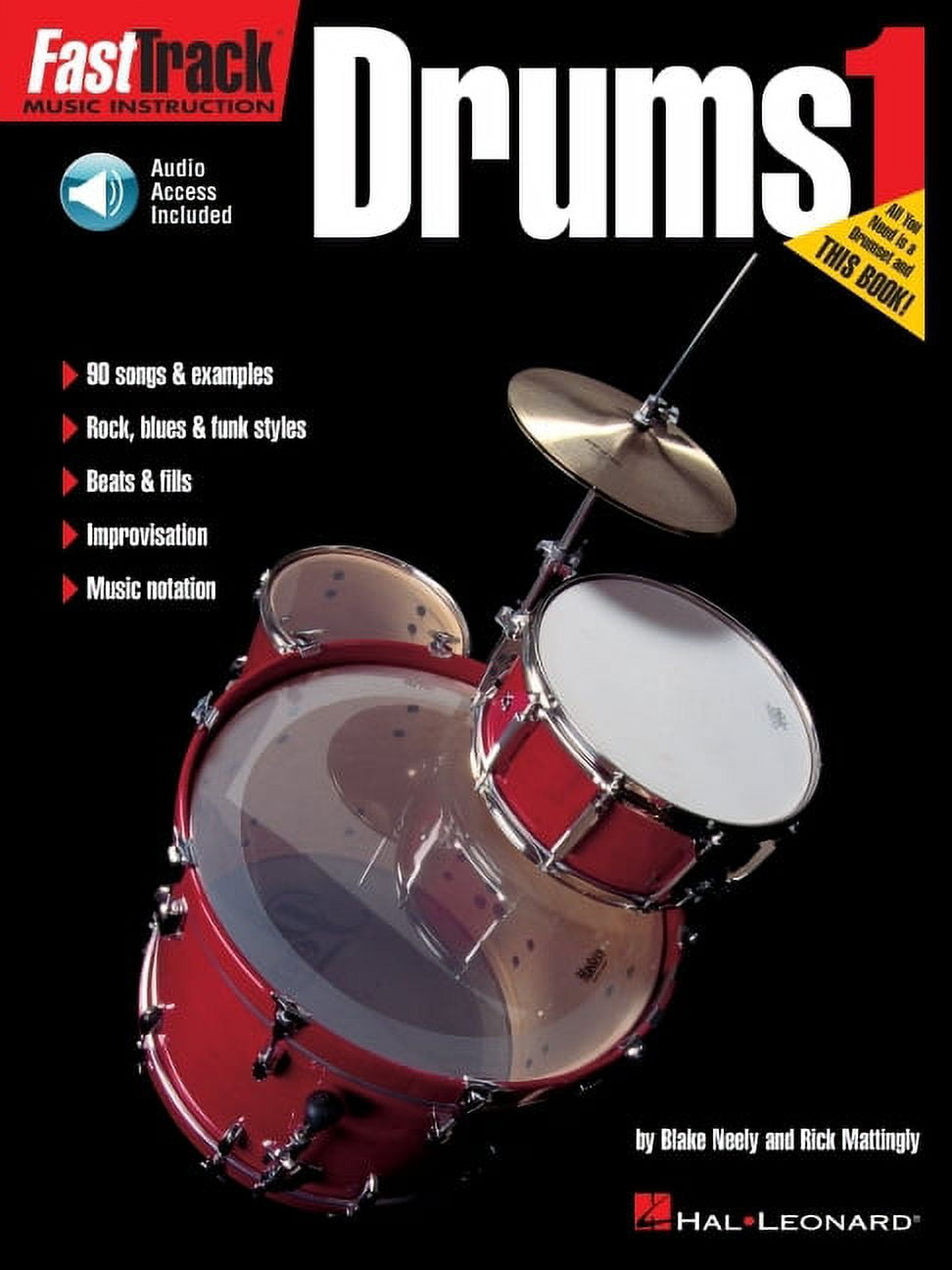 FastTrack Music Instruction Fasttrack Drums Method Book 1 Beginner Drum ...