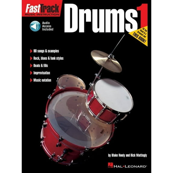 FastTrack Music Instruction Fasttrack Drums Method - Book 1 Book/Online ...
