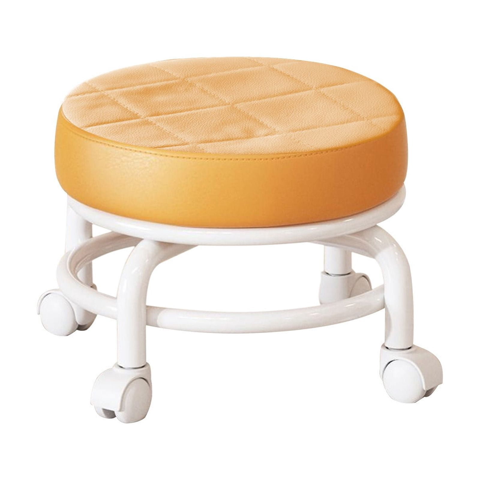 FastXmas 360 Rotating Low Stool 14.2*9 Inch Rolling Pulley Low Stool ...
