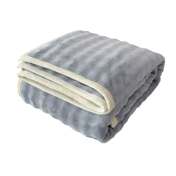 FastXmas 59 x 39 In Fleece Throw Blanket for Couch Soft Warm Fluffys ...