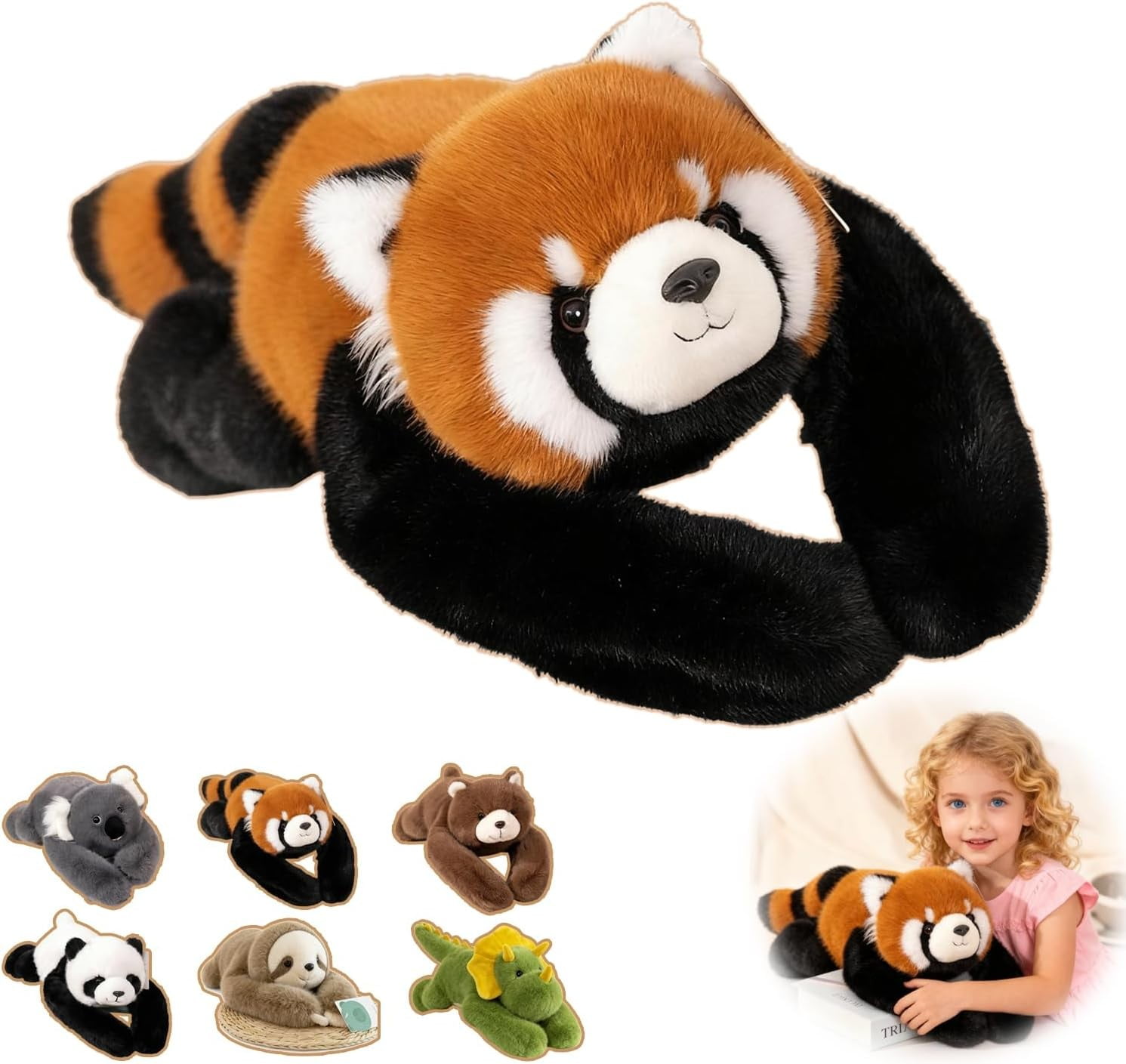 FastXmas Animal Shape Throw Pillow,Green Dinosaur,Bear, Sloth Shape ...