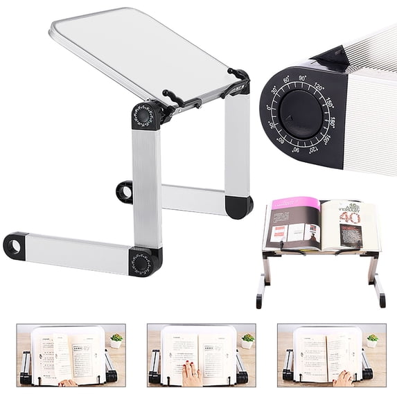 FastXmas Book Stand for Reading, Adjustable Book Holder with 180 ...