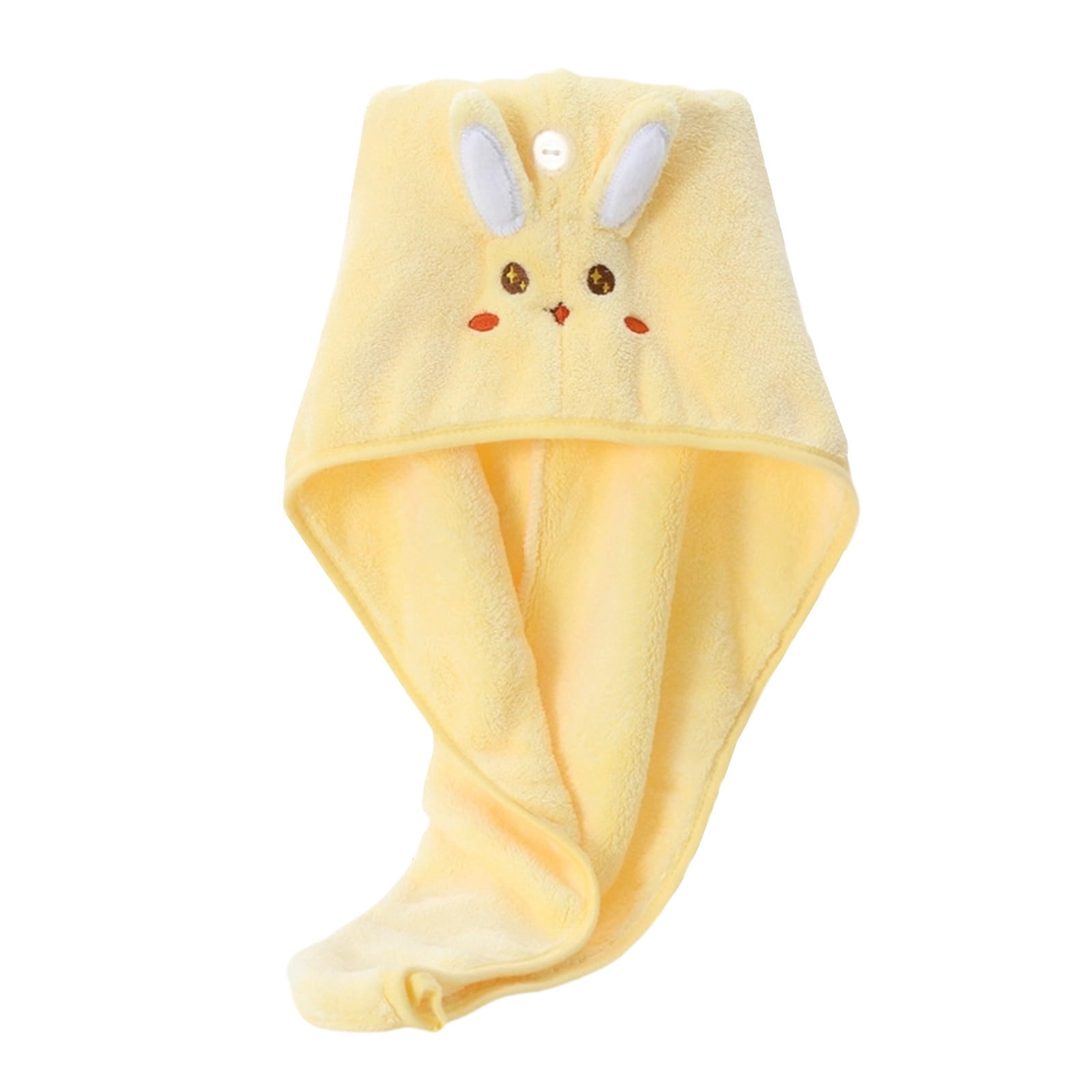 FastXmas Easter Bunny Hair Towels for Women, Absorbent Hair Towel Wrap ...