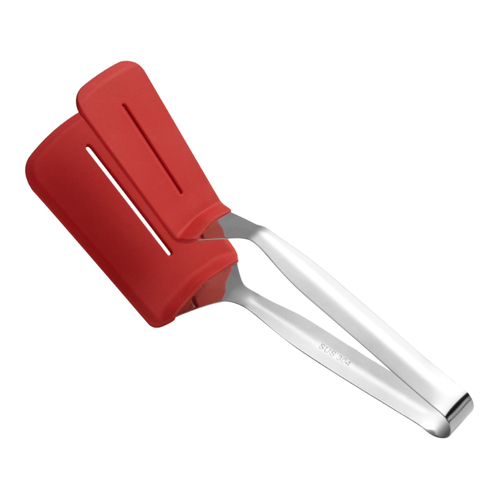 FastXmas Kitchen Cooking Tong, 3 in 1 Double Sided Silicone Food ...