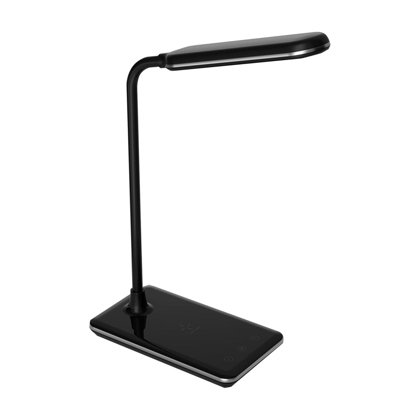 FastXmas LED Desk Lamp, Flexible Gooseneck Desktop Light with Wireless ...
