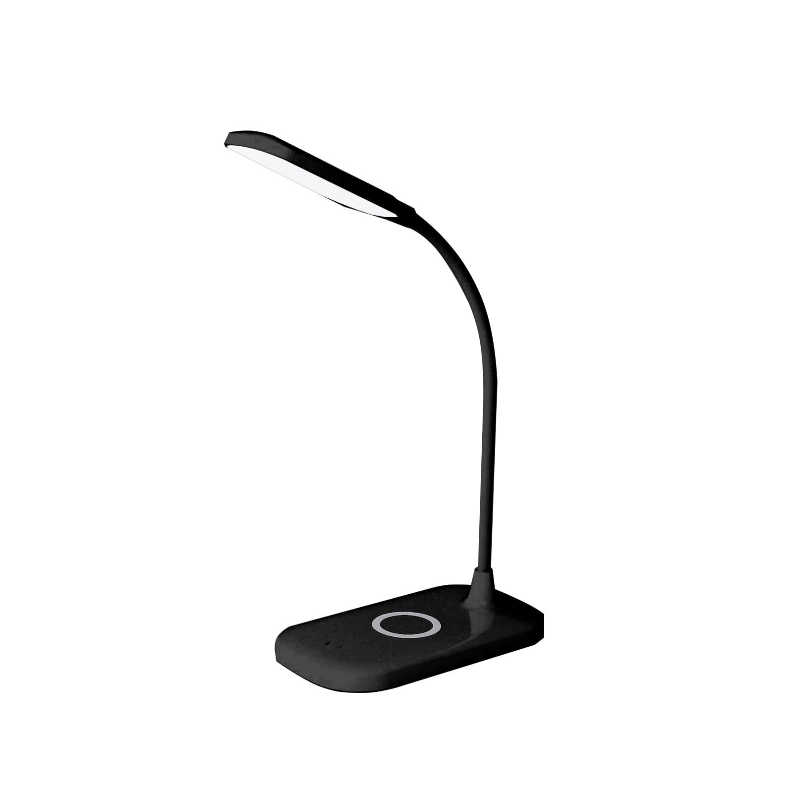 FastXmas LED Desk Lamp with Wireless Charger, Eye-Caring Reading Night ...