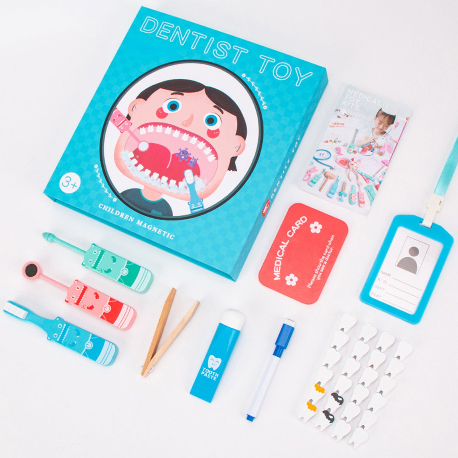 FastXmas Mini Dentist Play Set Education Pretend Kit for Kids – Playing ...