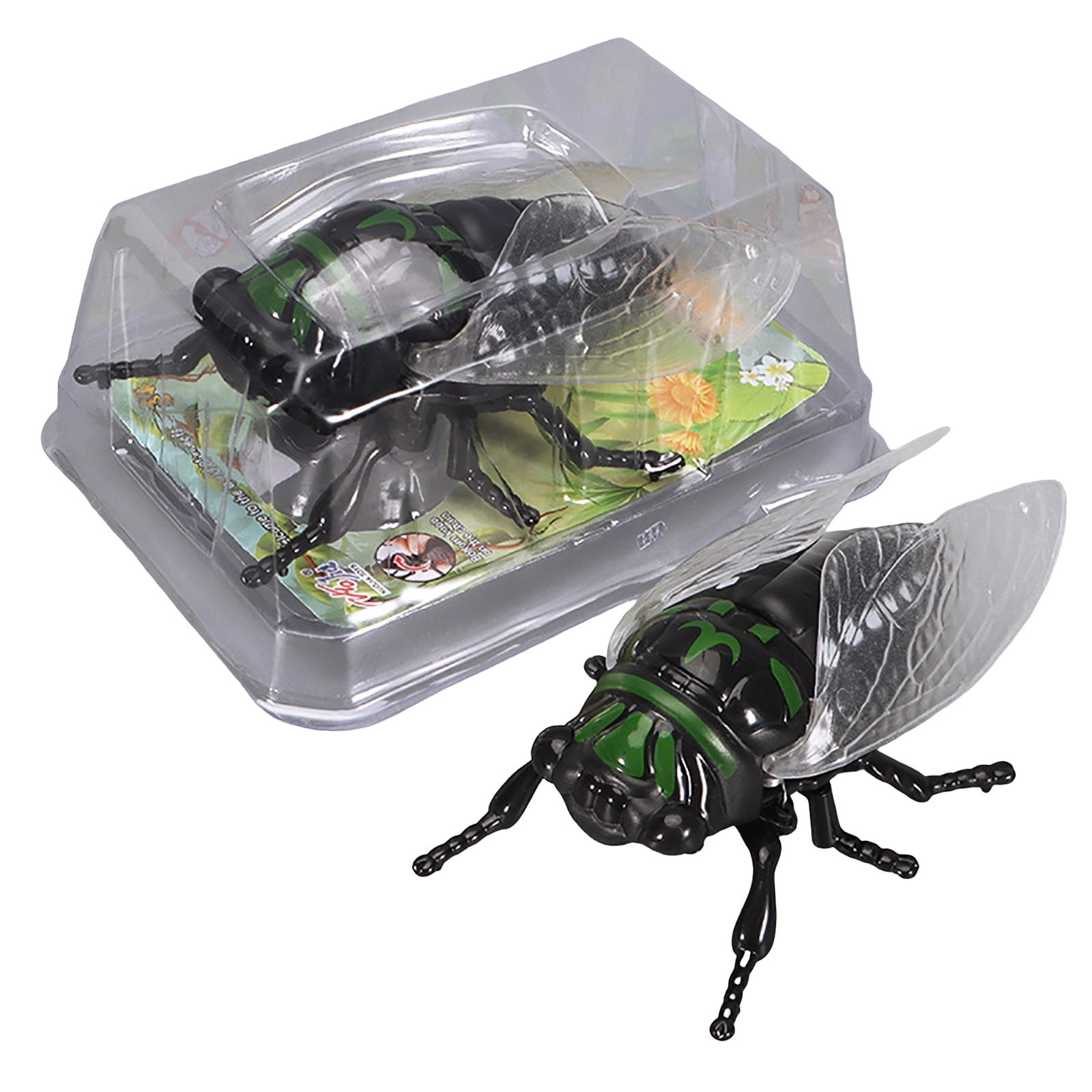 FastXmas Realistic Insects Figurines Toys - Wind-up Plastic Bugs ...