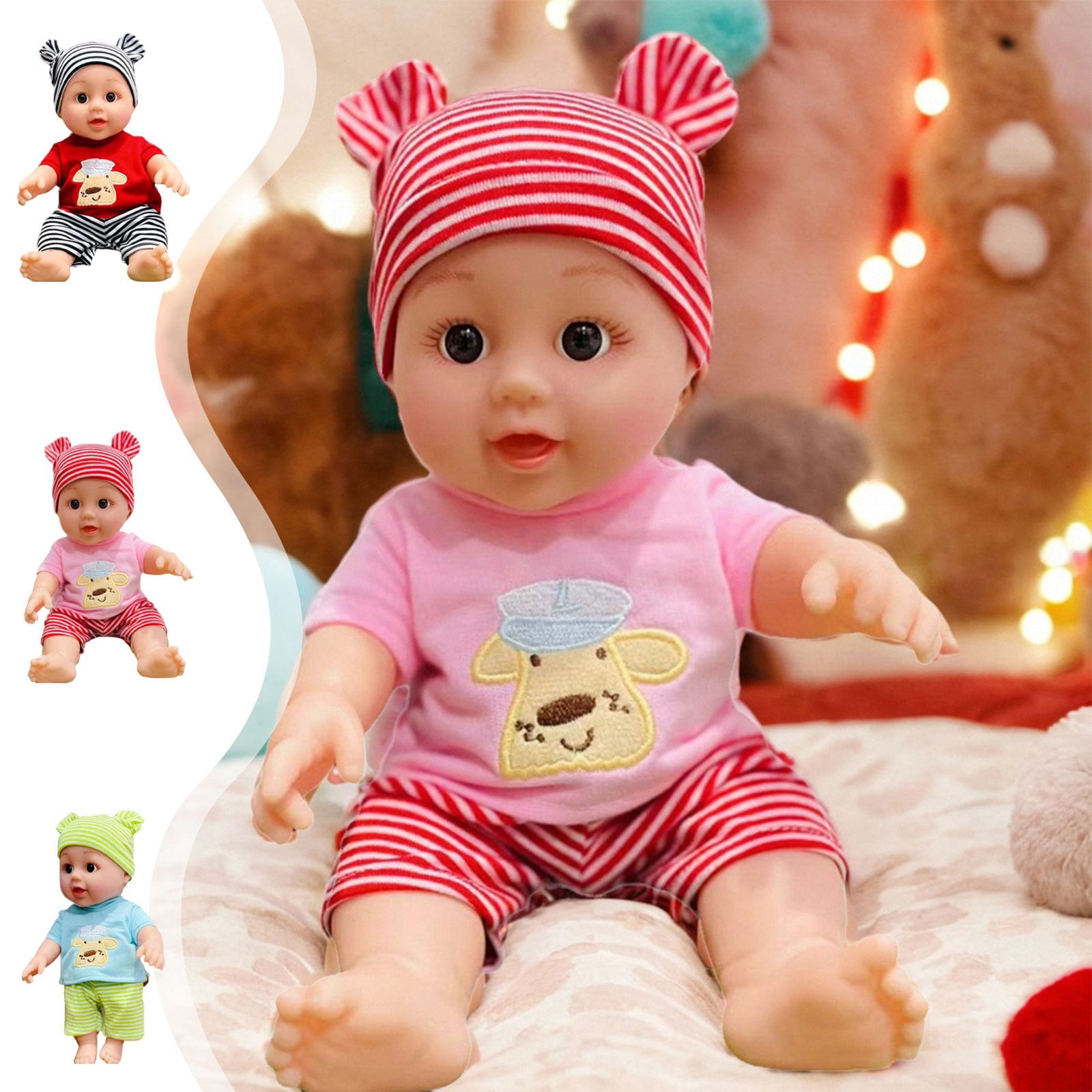 FastXmas Realistic Reborn Baby Dolls, 12 Inch Full Vinyl Body Lifelike ...