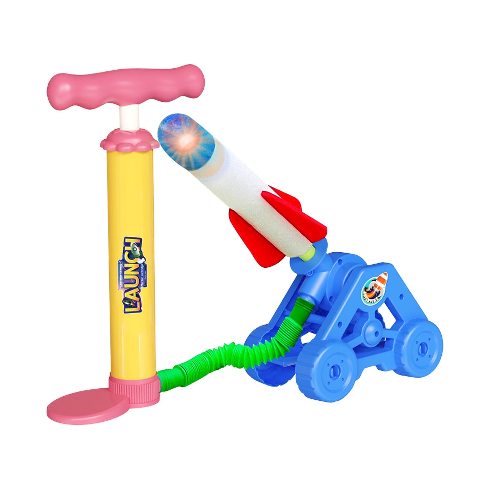 FastXmas Rocket Launcher for Kids, Outdoor Foam Blasters Game Foam Jump ...