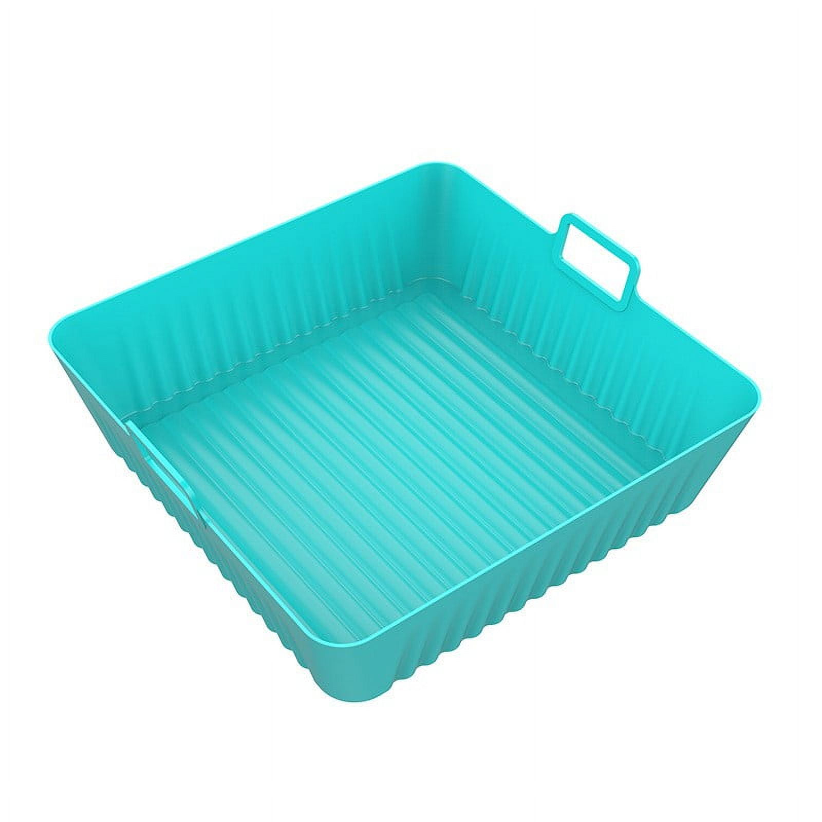 FastXmas Silicone Air Fryer Liners, Kitchen Gadgets 8 inch Square Non ...