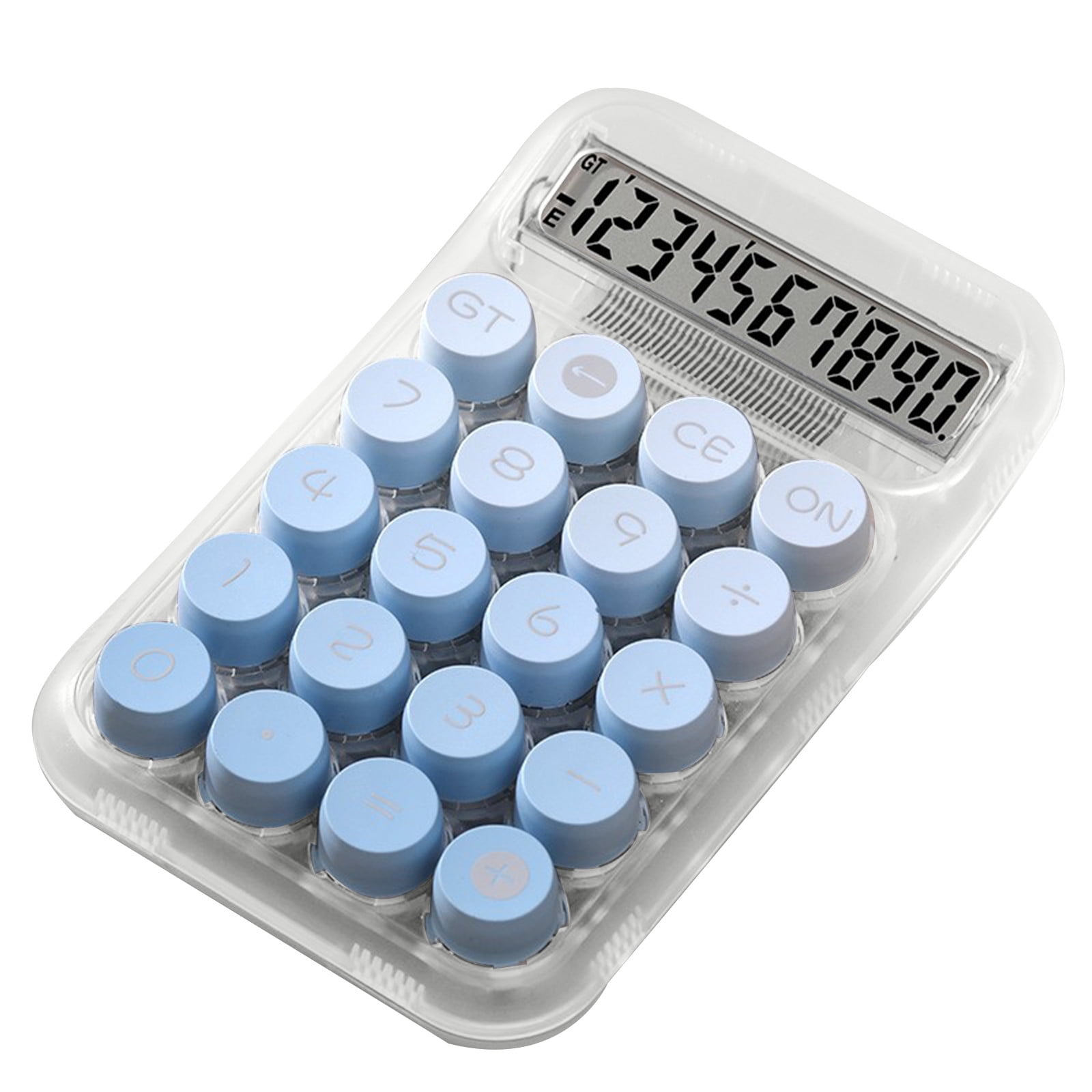 FastXmas Transparent Calculator, 10-Digit Standard Function Calculator ...