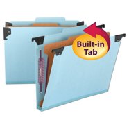 Smead SafeSHIELD® Classification Folders 2 Div Blue 10/BX Ltr (14030 ...