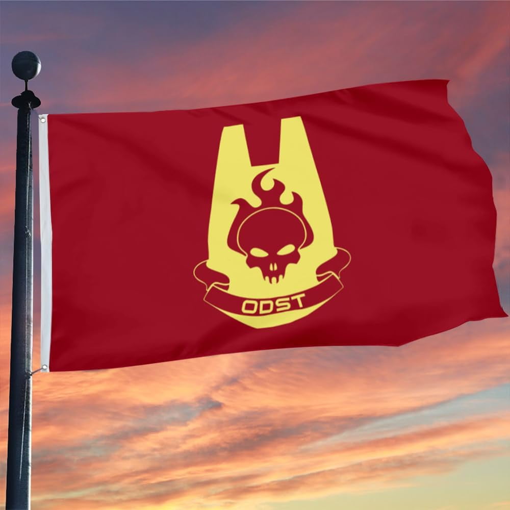 Fastbull Orbital Drop Shock Troopers ODST Flag 3x5ft red Banner ...