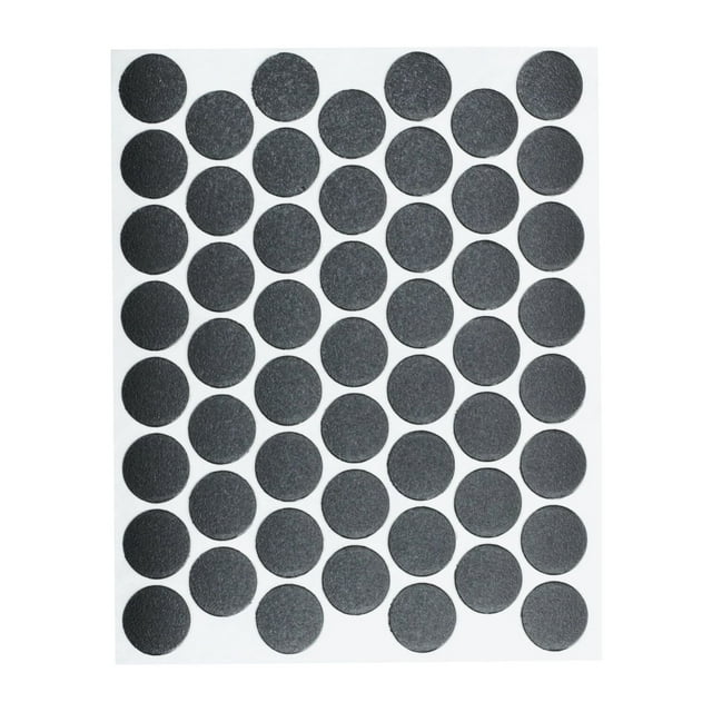 Fastcap 9/16" Self Adhesive Screw Cap Covers Black, 53 Pack - Walmart.com