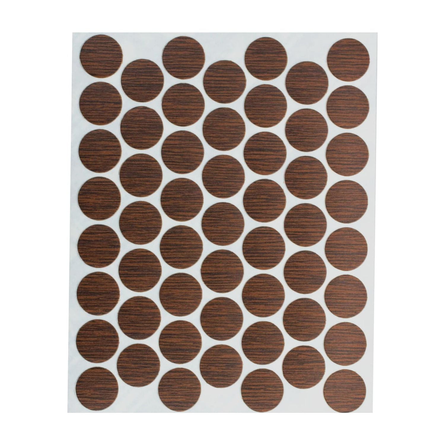 Fastcap 9/16" Self Adhesive Screw PVC Cap Covers, Medium Oak, 53 Pack ...