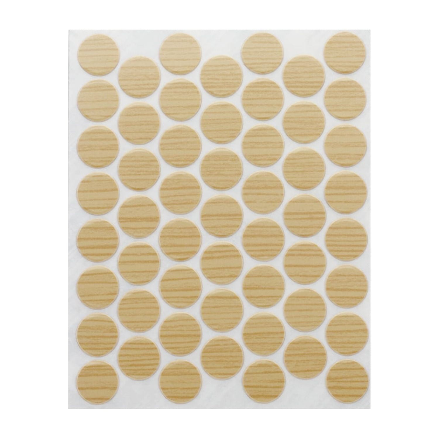 Fastcap 9/16" Self Adhesive Screw pvc Cap Covers Clear Maple, 53 Pack ...