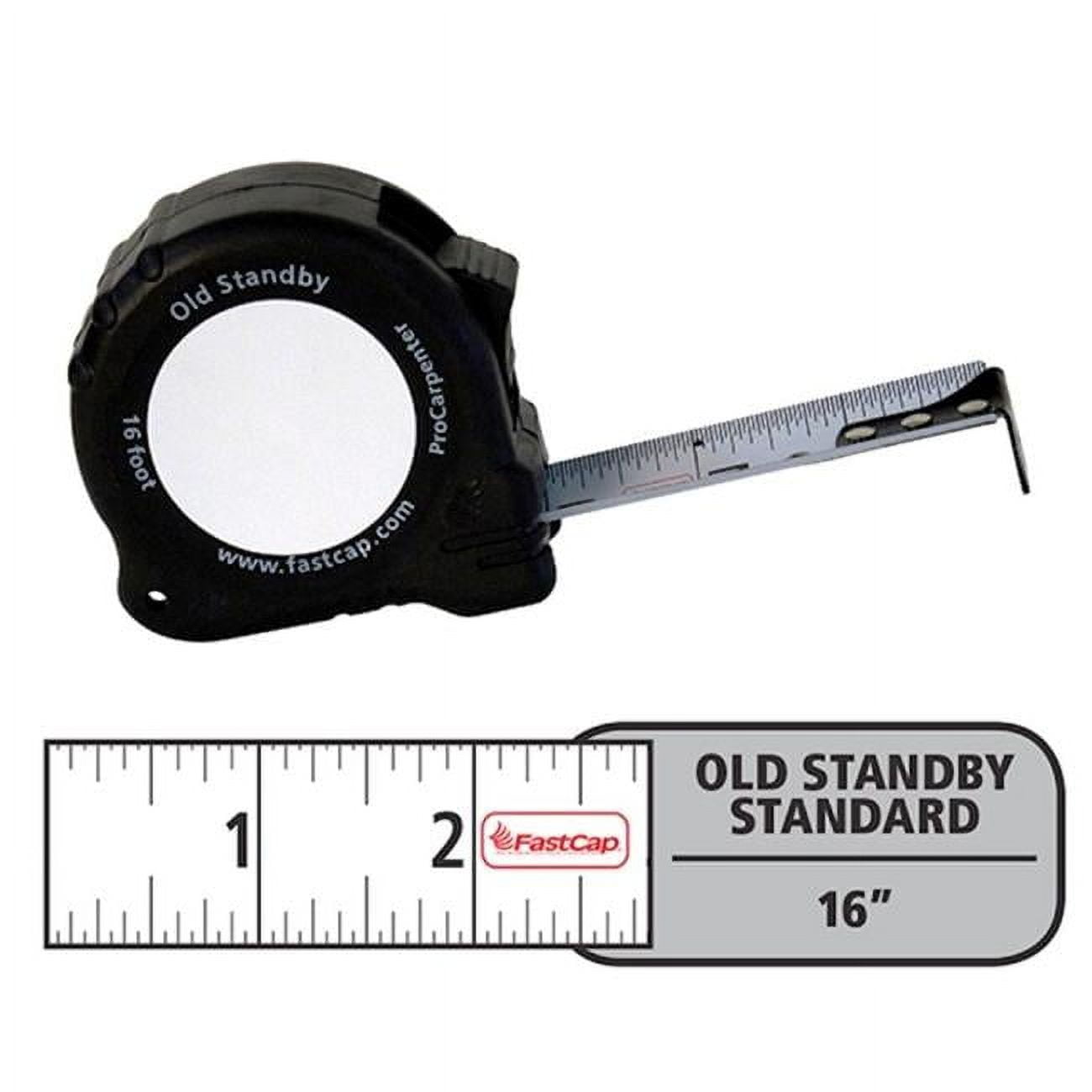 Fastcap FCPS 16 16 ft. x 1 in. Old Standby Tape Measure - Walmart.com