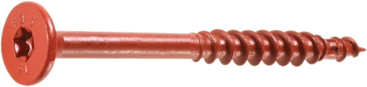 FastenMaster Flatlok No. 14 x 3-1/2 in. L #40 Torx Tap Flat Head Epoxy Carbon Steel Wood Screws ...