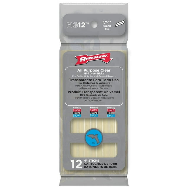 Fastener 4" All Purpose Mini Glue Sticks 12 Count - Walmart Business ...