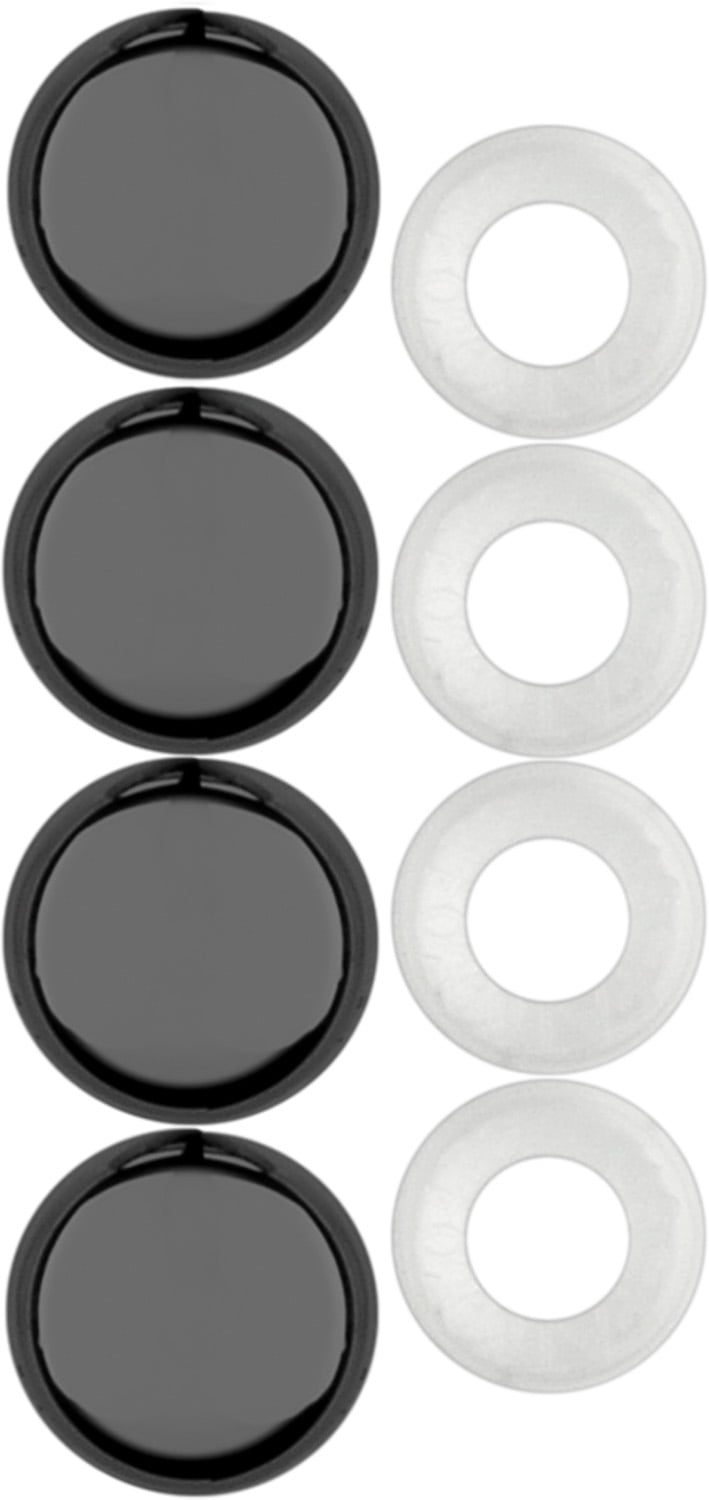 Fastener Caps, Black Chrome - Walmart.com