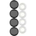 Fastener Caps, Black Chrome - Walmart.com