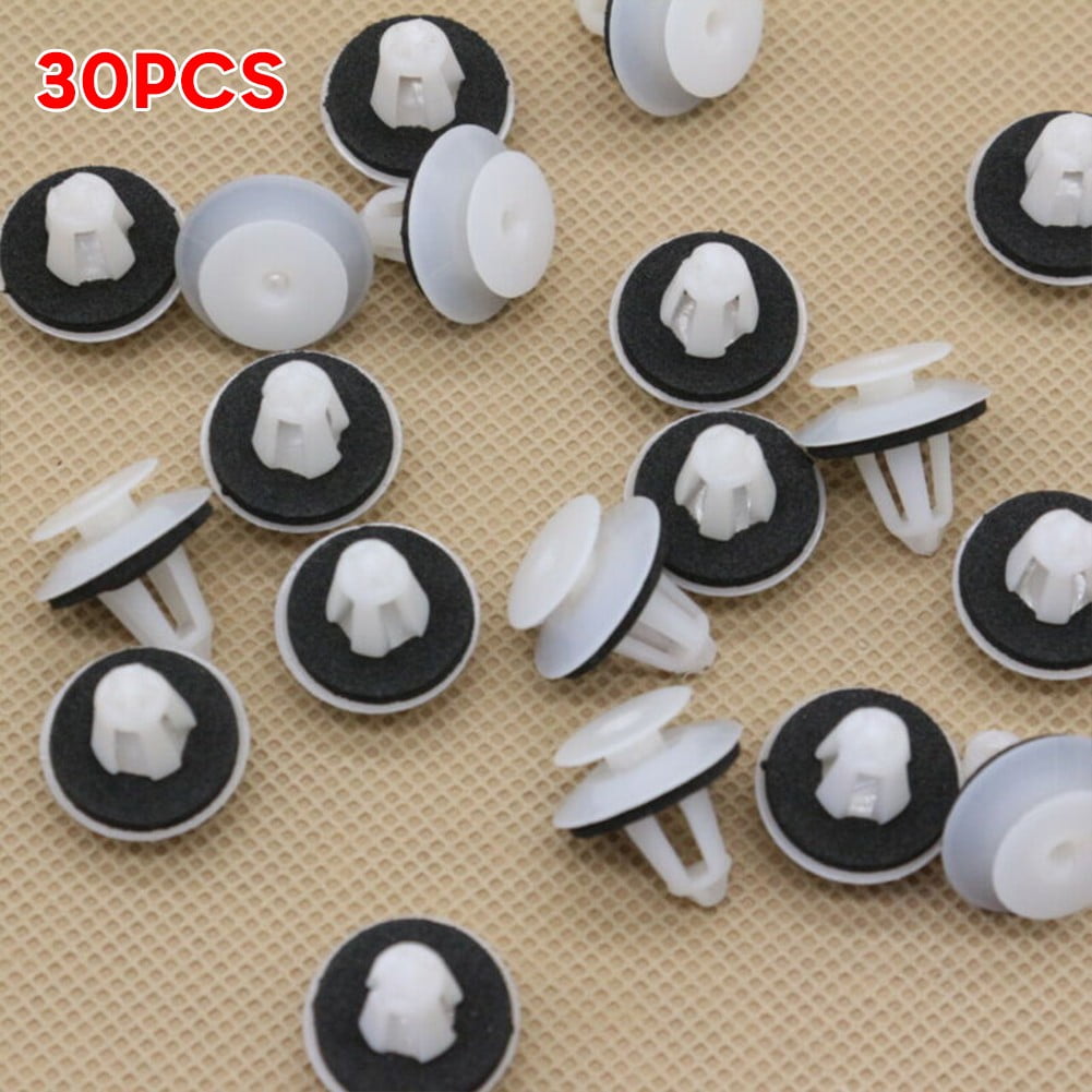 Fastener Clips Nylon 30Pcs Auto Car For Mercedes R129 W202 W203 W211 ...