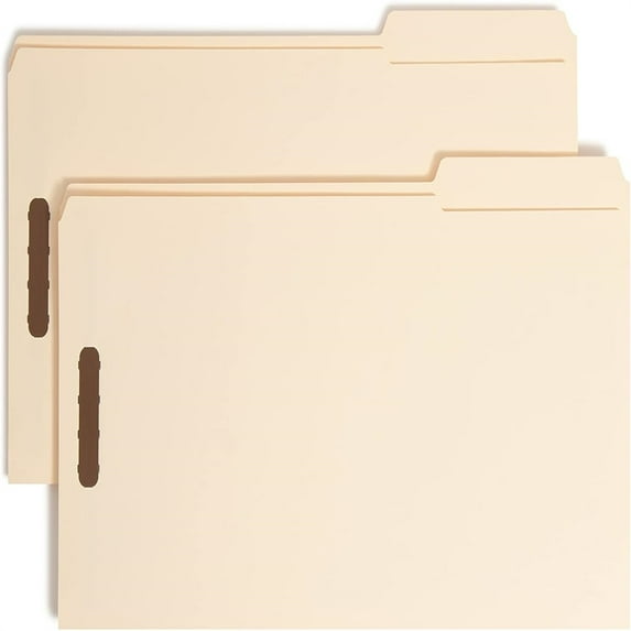 Fastener File Folder, 2 Fasteners, Reinforced 1/3-Cut Tab Right ...