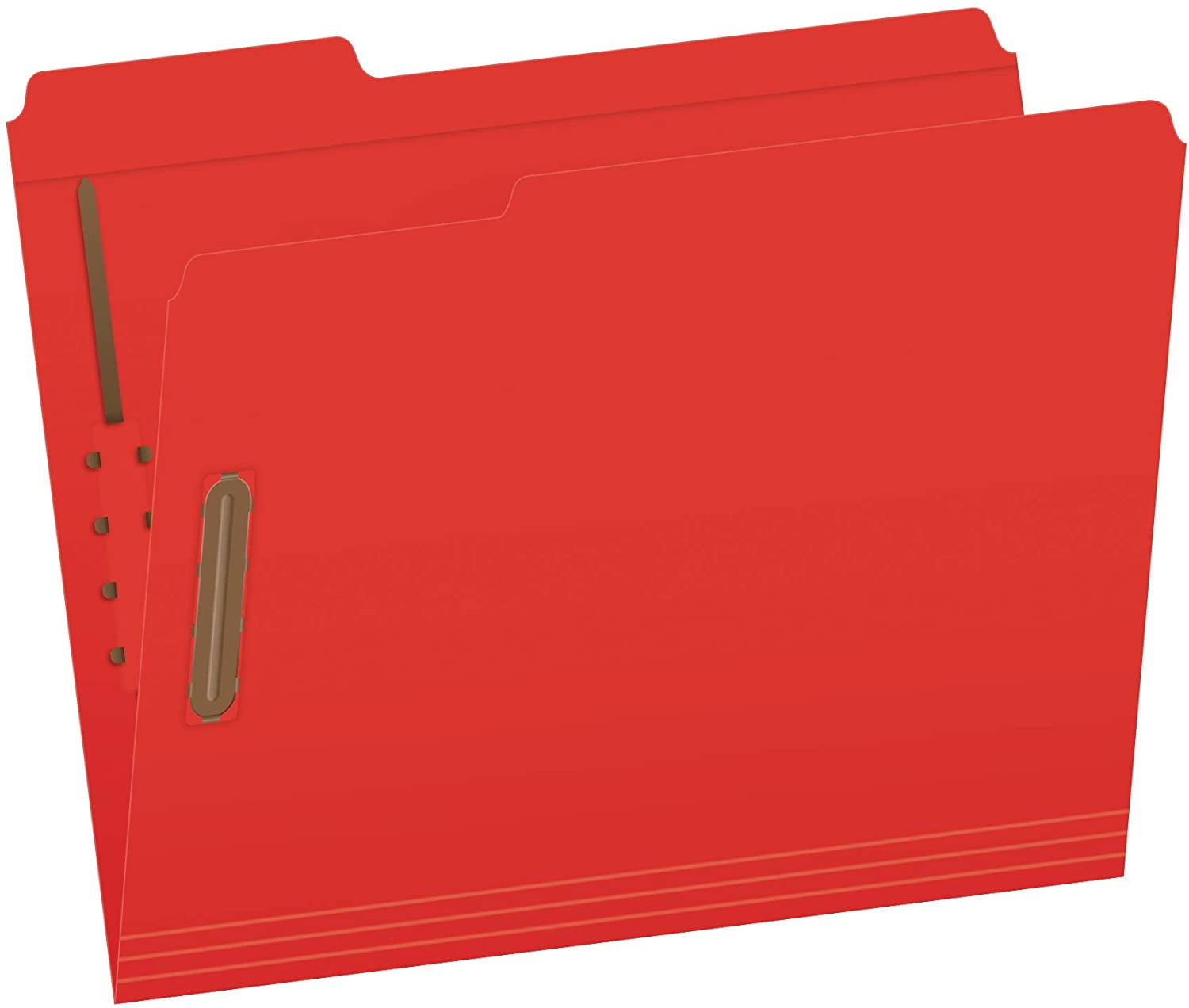 Fastener Folders, 1/3 Cut, Reinforced Tab, 2 Fasteners, Letter Size ...