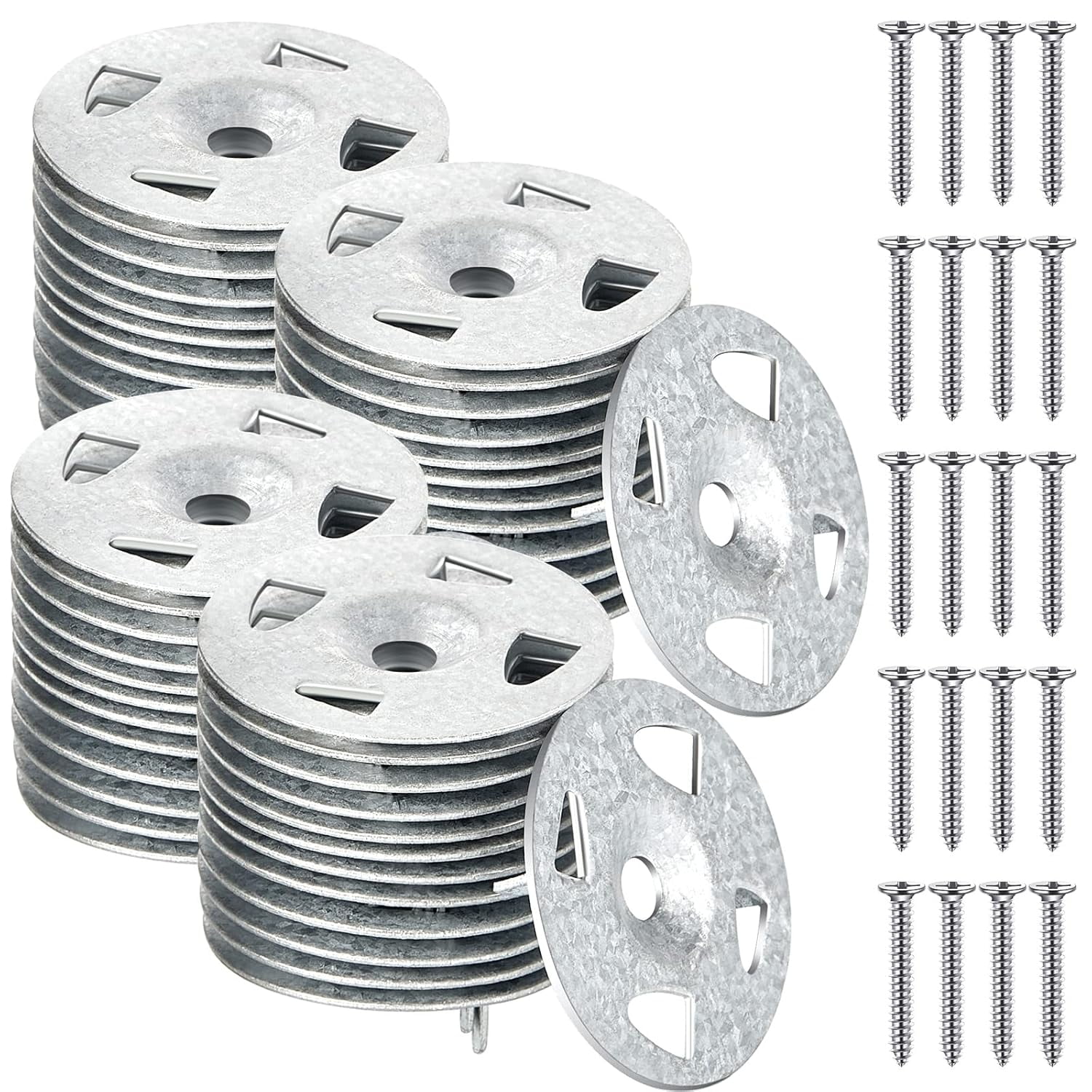 Fastener Kit Board Hardware Set, Includes 1-1/4 Inch Galvanized Steel ...