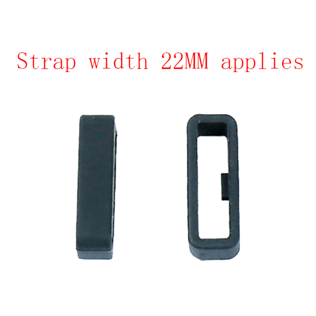 Fastener Rings Bands Silicone Connector Loop Keeper Ring for Fenix 5 5S ...