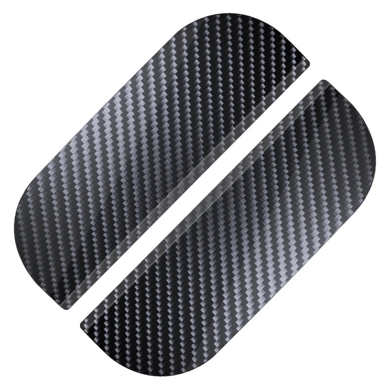 Fastener style-2Pcs Car Rearview Mirror Rain Cover Carbon Fiber Side ...