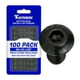 Fastenere Button Head Socket Cap Screws - 6-32 x 3/8" (100-Pcs) Alloy ...