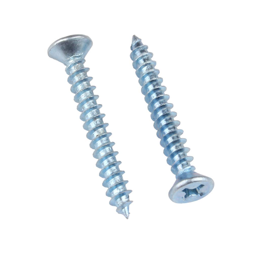 Fasteners Nails Self Tapping Screws - Zinc Flat Cross Head Countersunk ...
