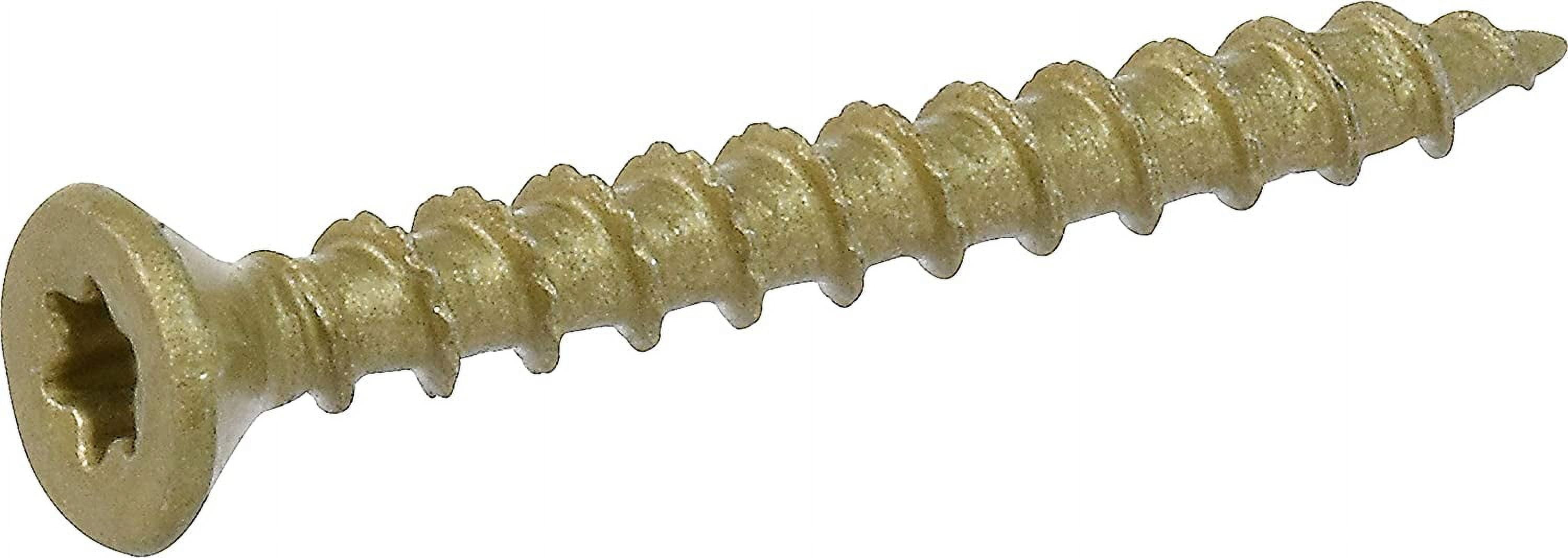 Fasteners Pro 116783 Multi-Material Screws, 1.25 inches, Bronze, 35 ...