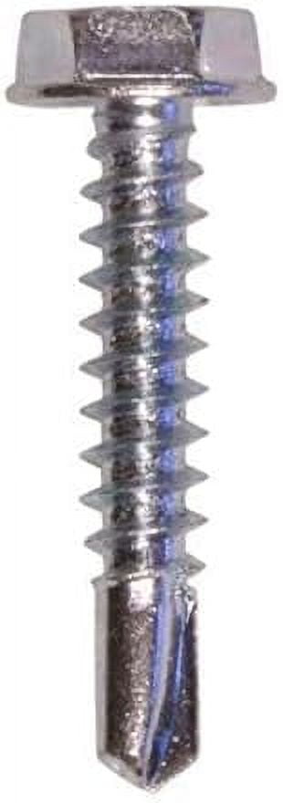 Fasteners Self Drilling Screws for Metal - #12 x 1 Hex Washer Head Self ...