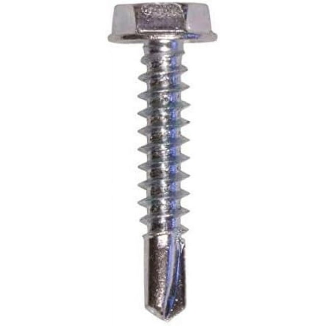 Fasteners Self Drilling Screws for Metal - #12 x 1 Hex Washer Head Self Drilling Screws, Self ...