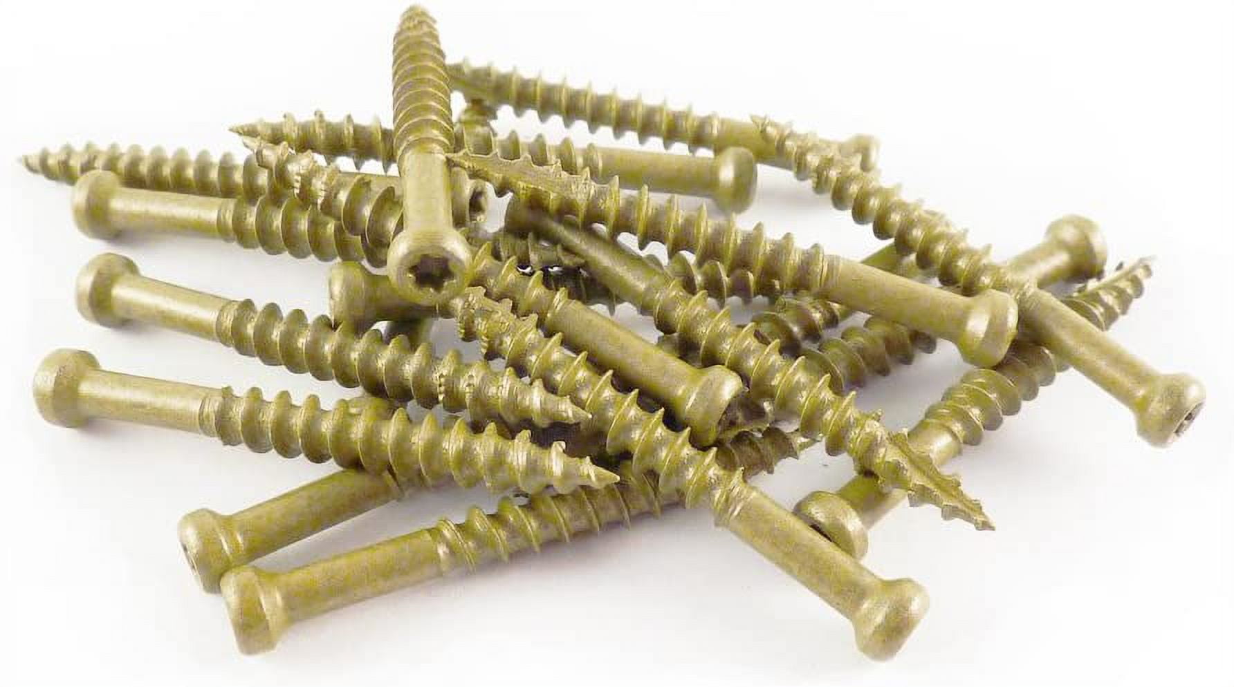 Fasteners TH7X2-5 Number-7 by 2-Inch Trim Head Wood Construction Screws ...